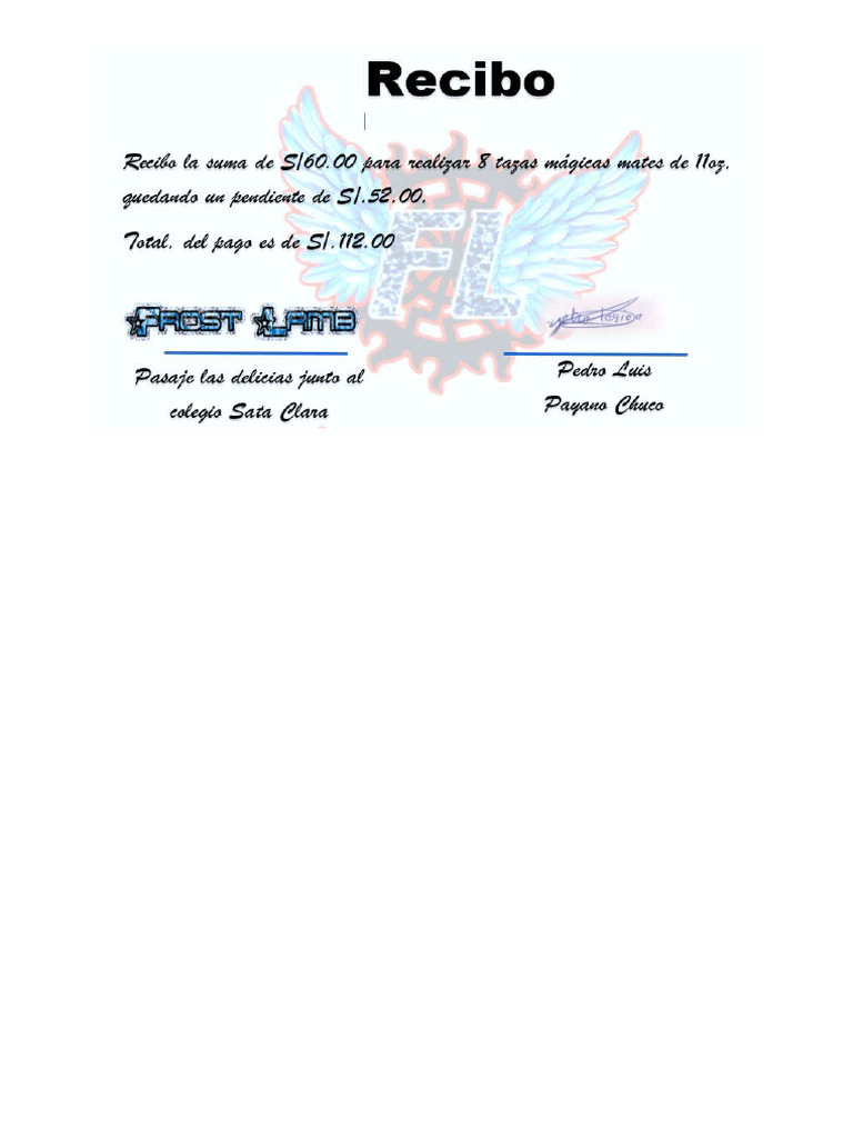 Recibo | PDF