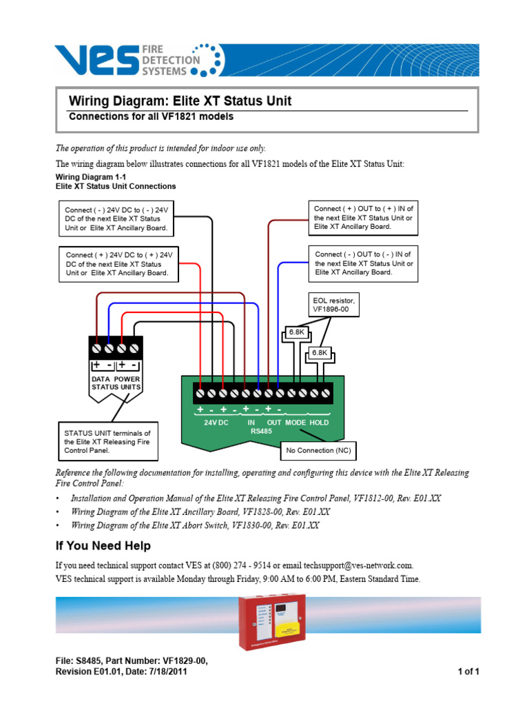 Elite XT Status Unit Wiring Diagram | PDF | Computers