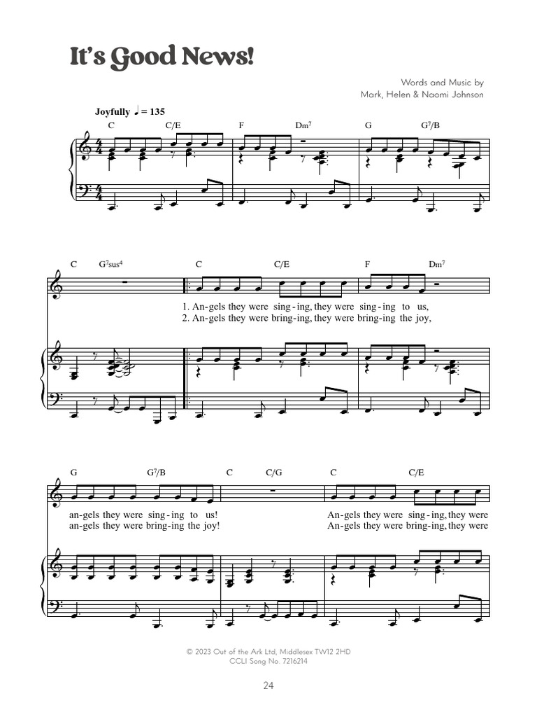 It's Good News! Score | PDF