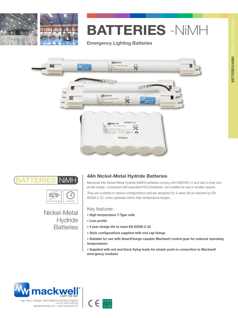 F1 Battery - NiMH - Batteries - Datasheet | PDF | Electricity ...