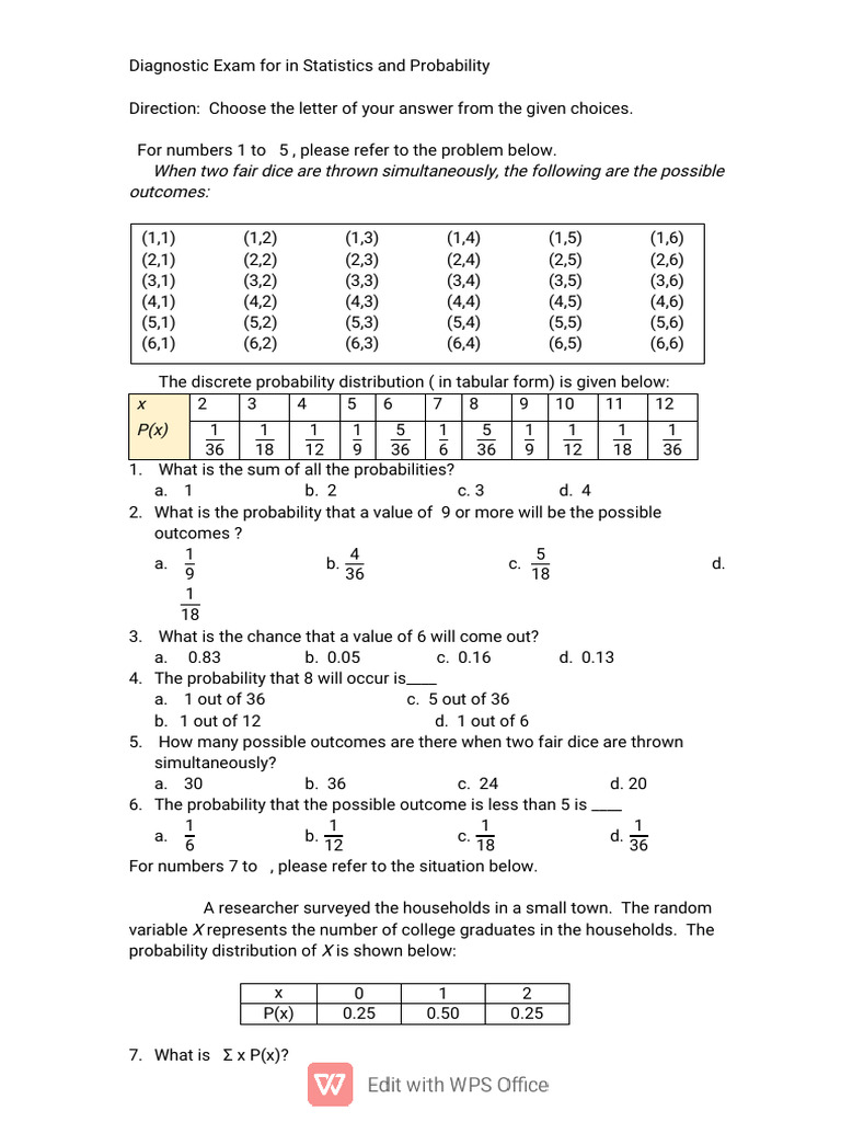 Summative Stat Prob Q3 W1 26 | PDF | Standard Deviation | Confidence Interval