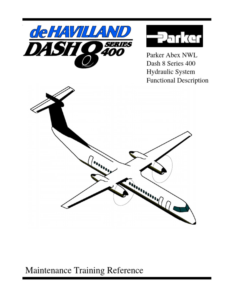 Dash 8 400 sys desc handout - Hyd | Download Free PDF | Pump | Valve