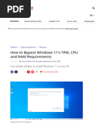 How To Upgrade Your 'Incompatible' Windows 10 PC To Windows 11 in 2025 ...