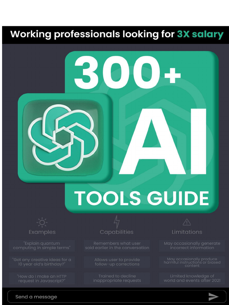 300 AI Tools Guide for All Users | PDF | Artificial Intelligence ...