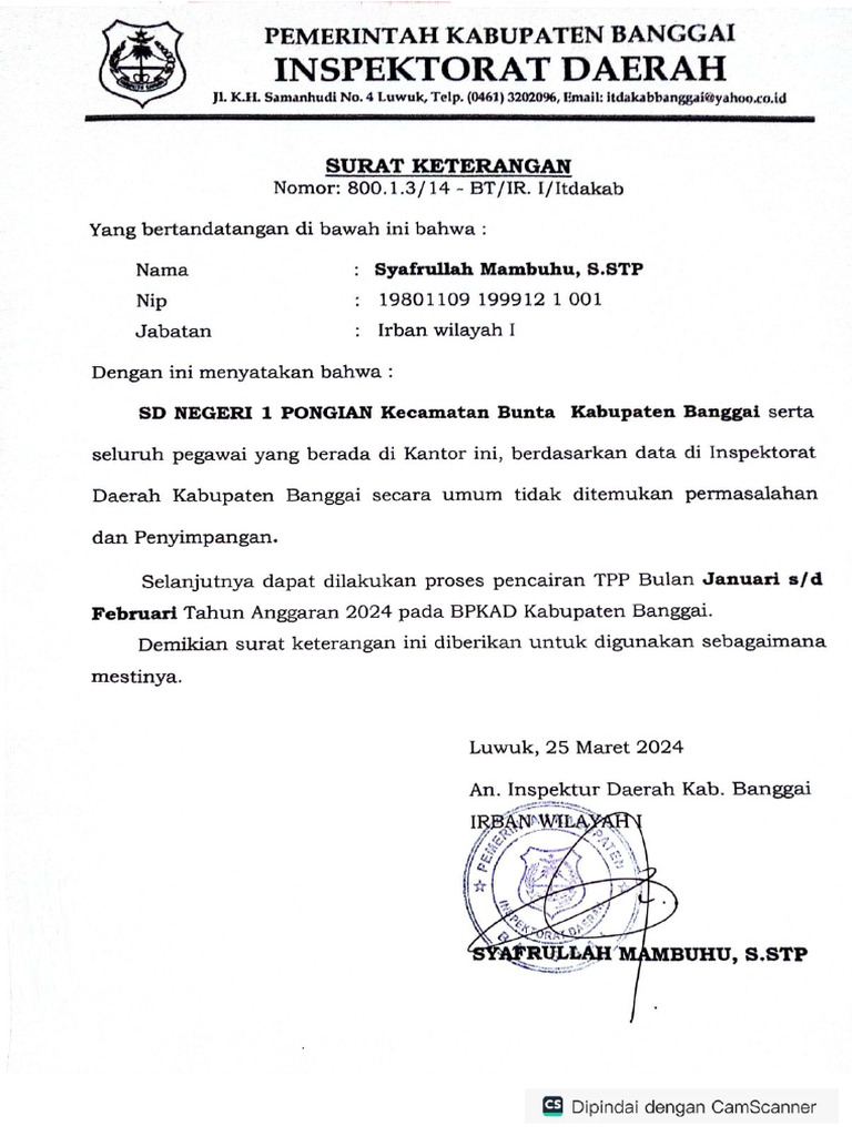 Bebas Temuan Jan-Peb 2024 | PDF