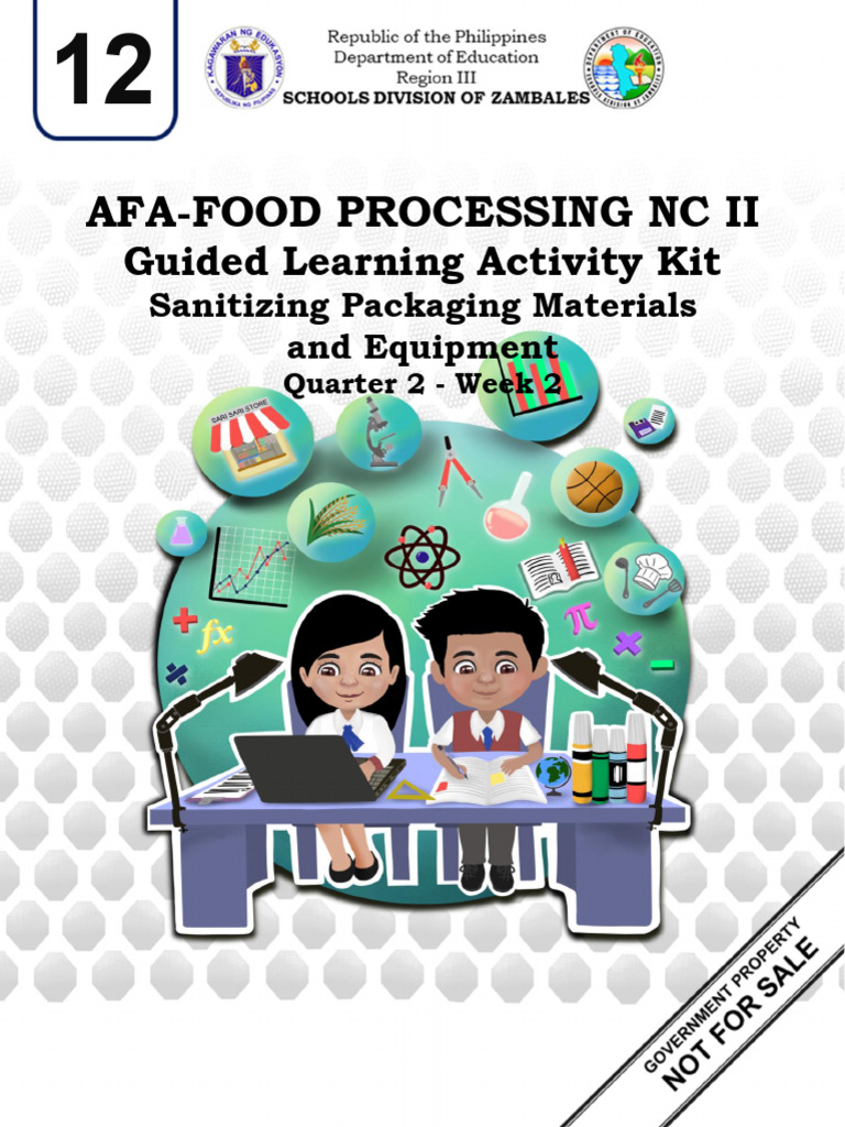 TVL 12 AFA - Food Processing NC II Q2 - Wk2 - Sanitizing-Packaging ...