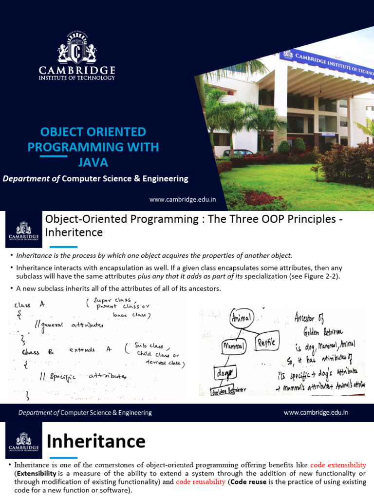 module3voop | Download Free PDF | Inheritance (Object Oriented Programming) | Method (Computer ...