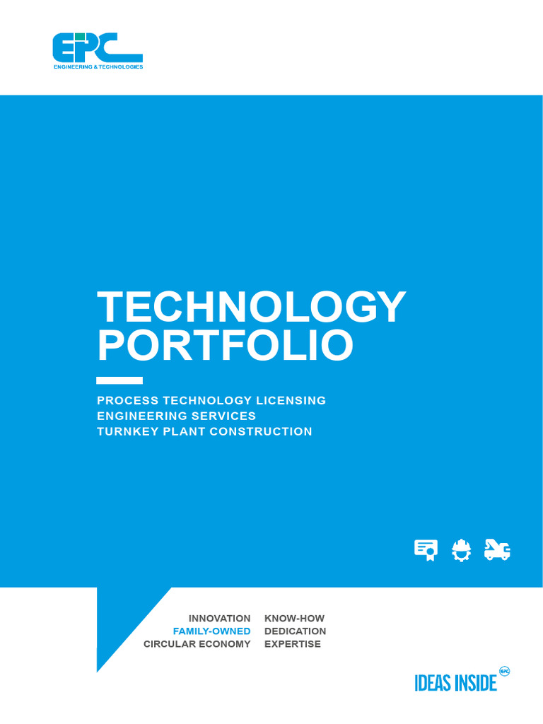 EPC Technology Flyer en 2024 | PDF | Fibers | Polymers