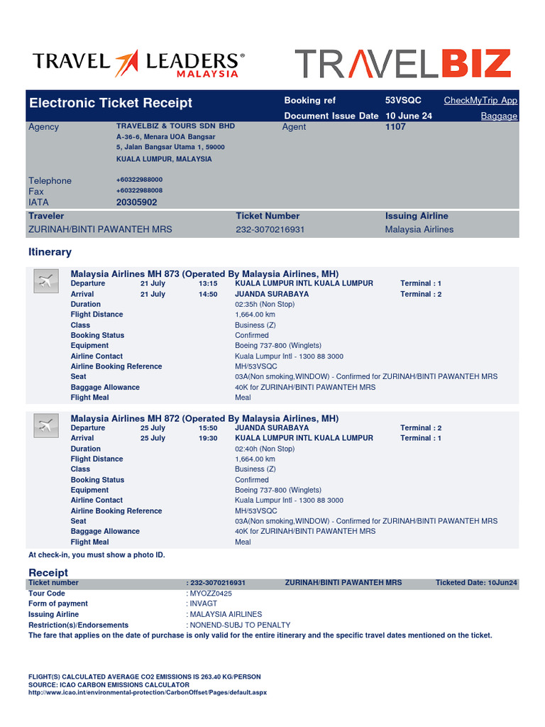 Your Electronic Ticket Receipt 6 | PDF | Aviation | Civil Aviation