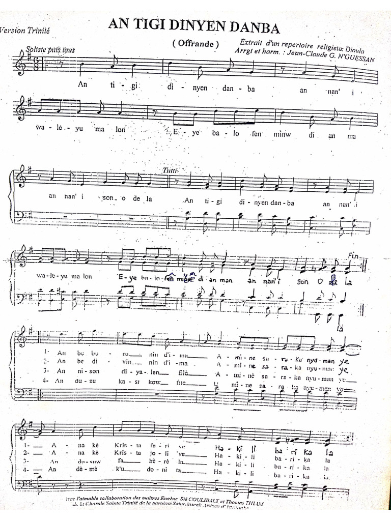 Antigui Di Yen Demba | PDF