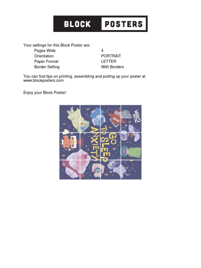 Block Poster Setup Guide | PDF | Career & Growth