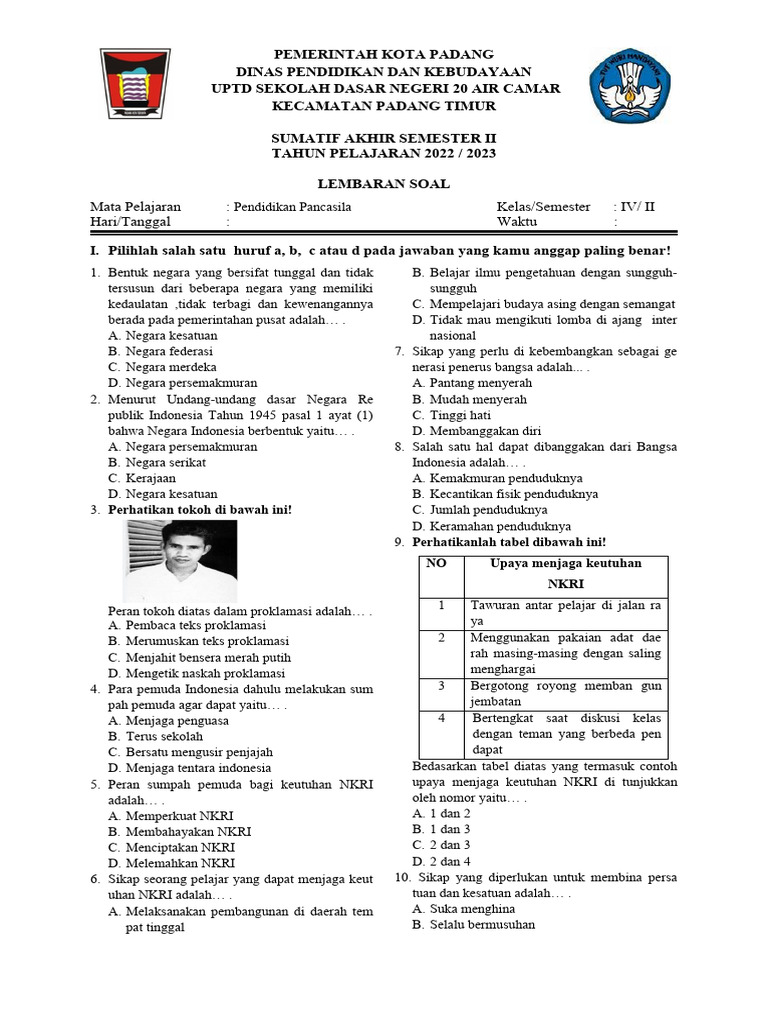 Soal PPKN | PDF