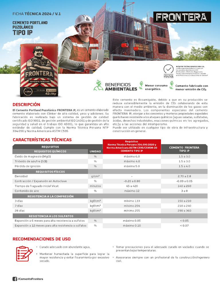 Ficha Técnica Frontera Ip - 2024 | PDF