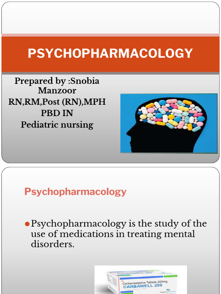Psychopharmacology Overview and Antipsychotics | PDF | Selective ...