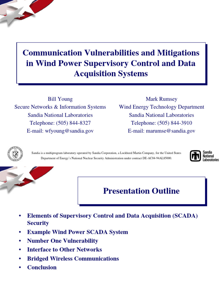 Wind Power Scada System | Download Free PDF | Computer Network | Scada
