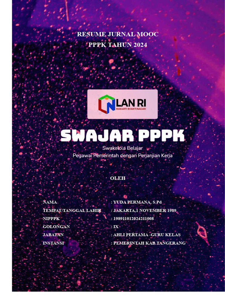 Resume Pelatihan PPPK 2024 dan Kebangsaan | PDF