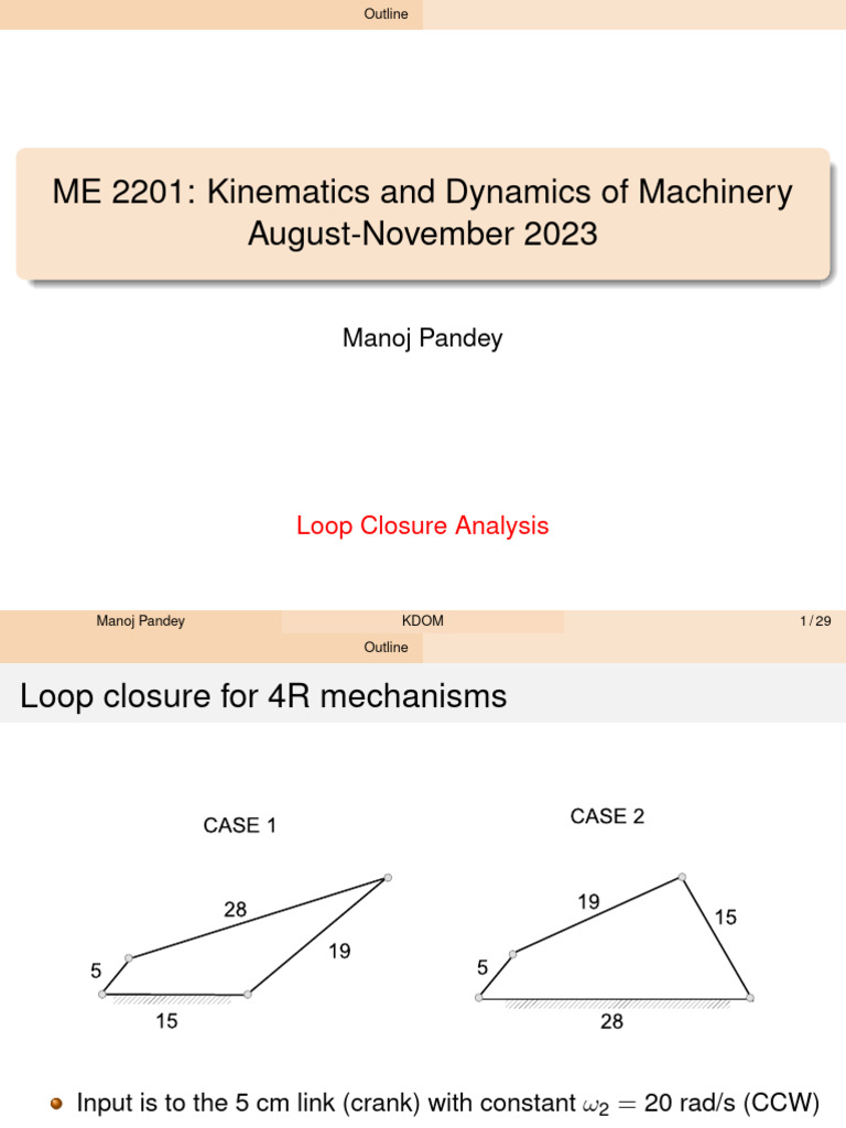 Lecture Loopclosure | PDF | Velocity | Kinematics