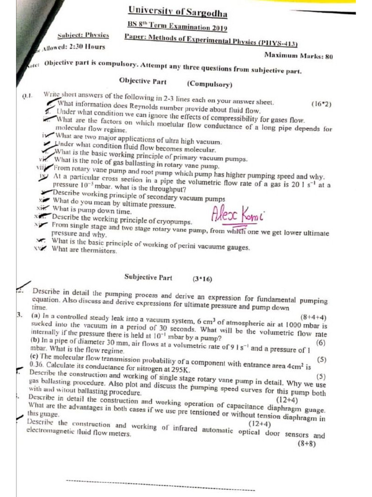 Methods of experimental physics (8 term) | PDF