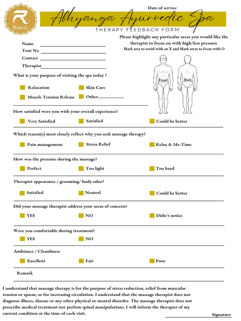 Therapy feedback from | PDF