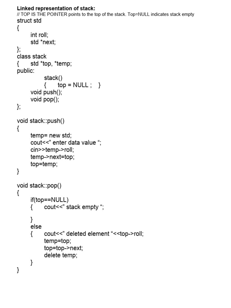 Dynamic Allocated Stack Prog | PDF
