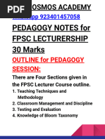FGEI EST Past Papers 2024 Guide | PDF | Project Based Learning | Learning