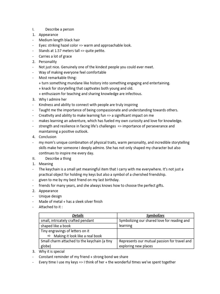 Ielts Speaking Task 2 | PDF