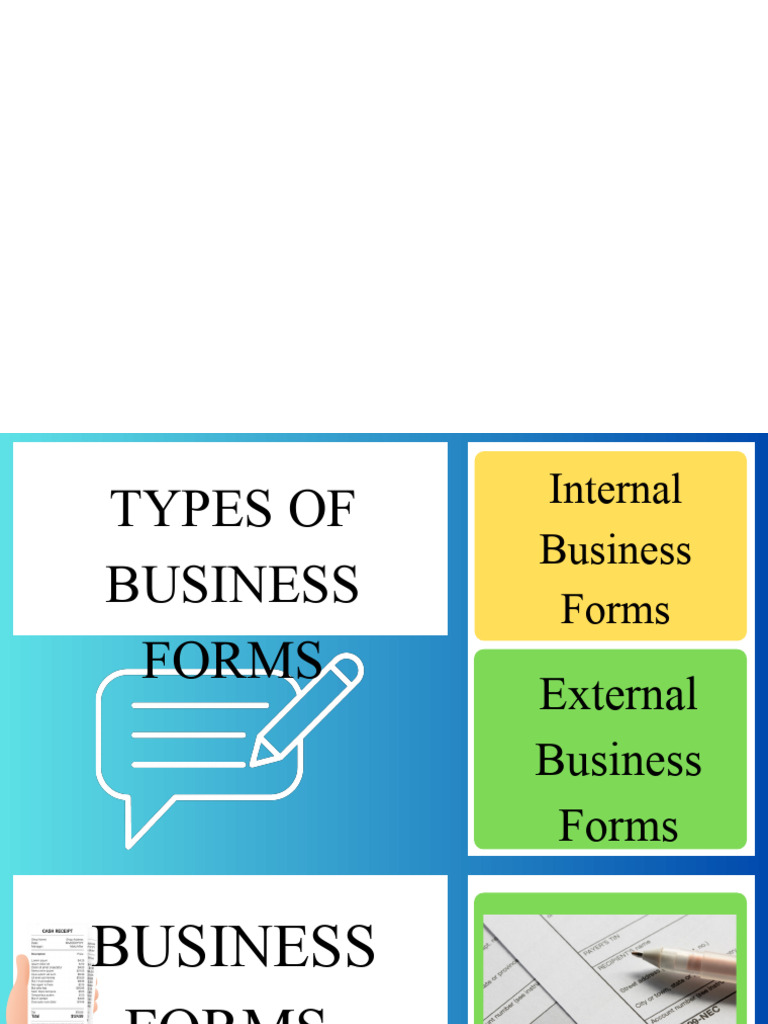 Types of Business Forms | PDF | Receipt | Invoice