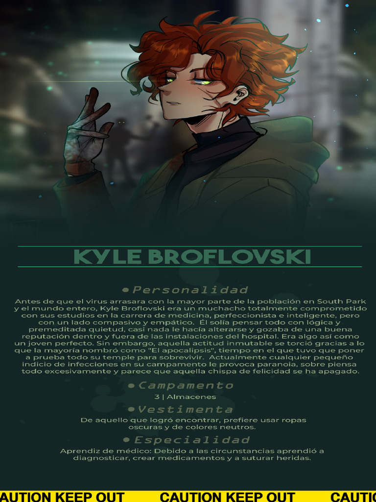 Ficha Kyle Broflovski - Abi | PDF