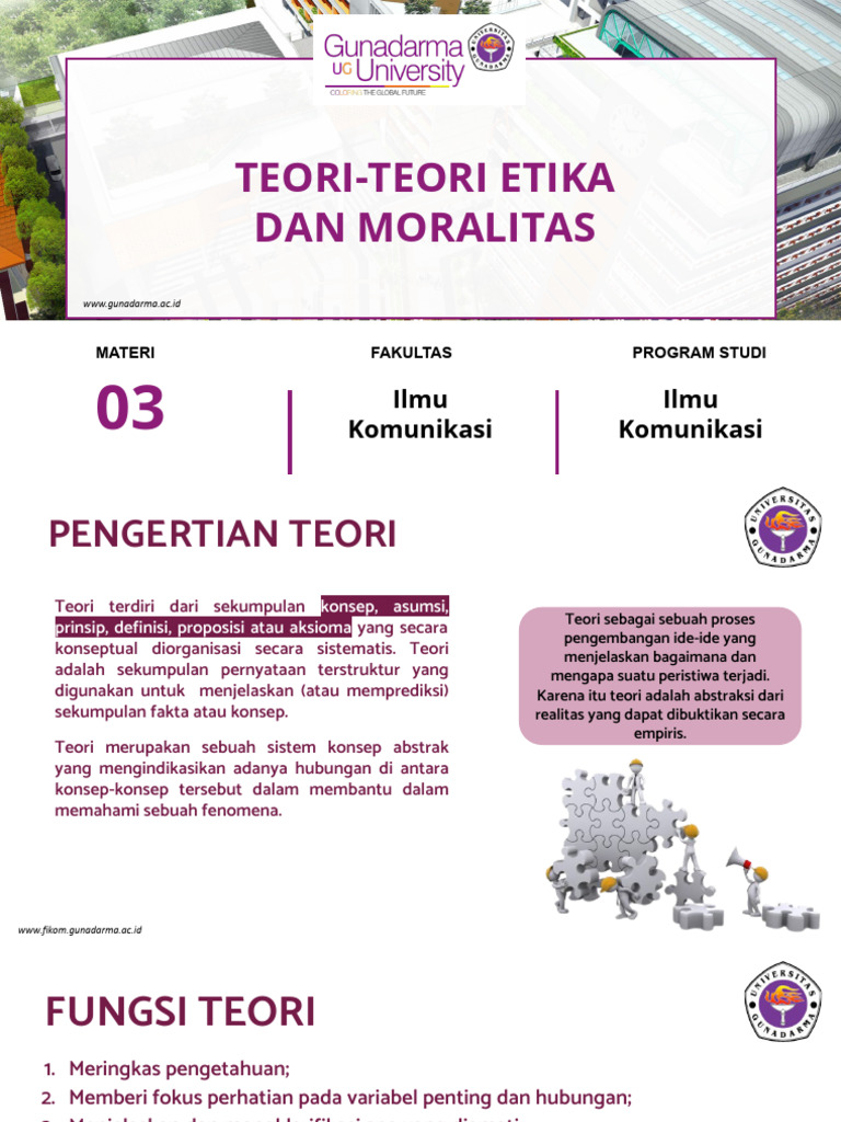 Materi 03 - Teori-Teori Etika Dan Moralitas | PDF | Karier & Perkembangan