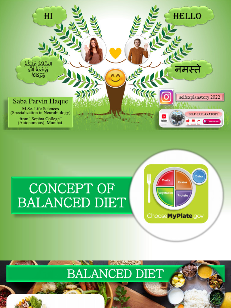Understanding Balanced Diet and Nutrition | PDF | Nutrients | Nutrition