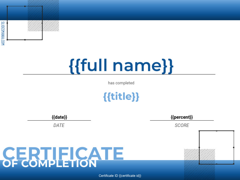 Certify'Em Certificate 003 · SlidesMania | PDF