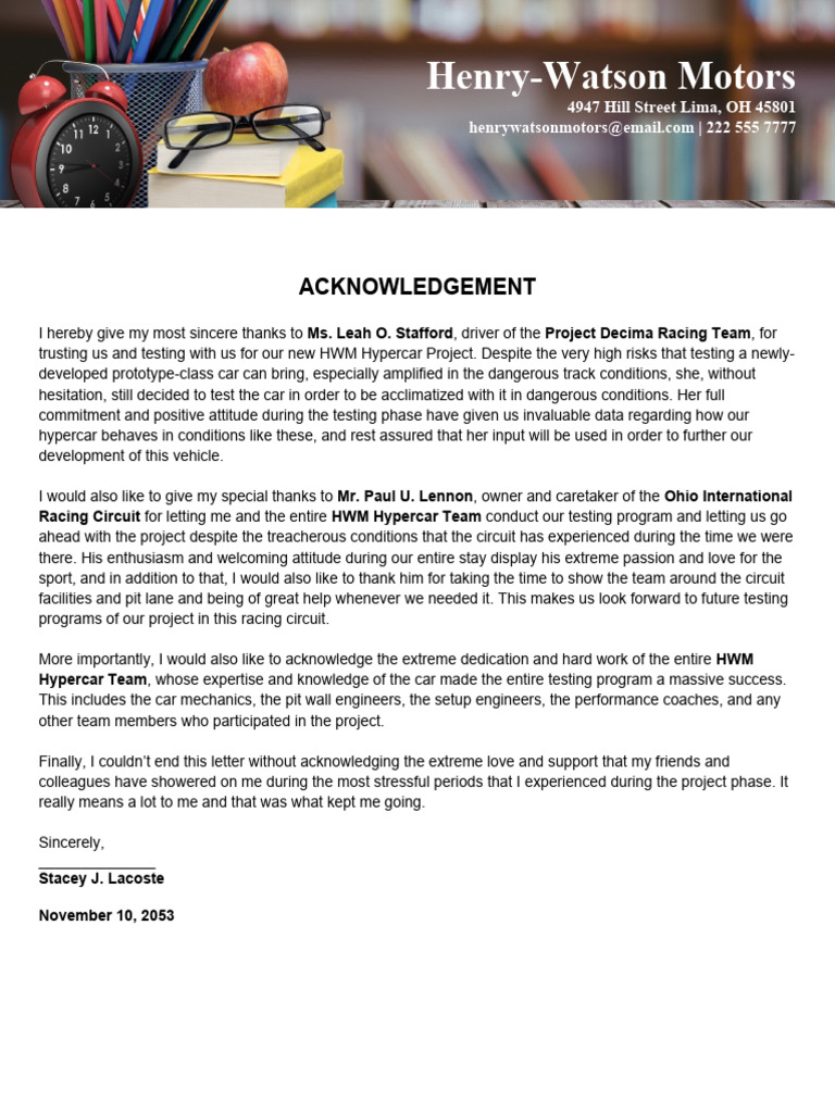 Sample-Acknowledgement-for-Project-Report | PDF