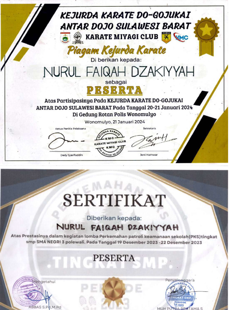 Sertifikat B00340085726693 | PDF