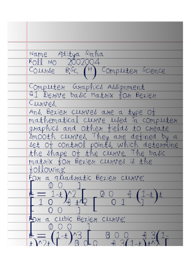 Aditya 2002004 CG Assignment | PDF