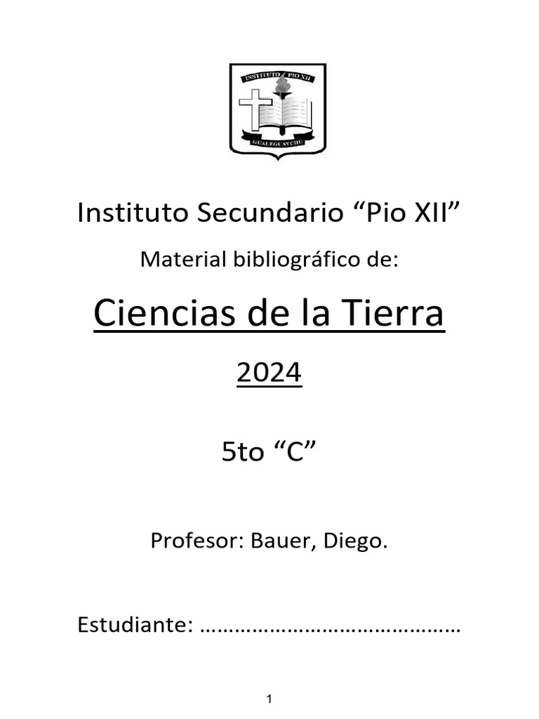 Ciencias de La Tierra 5to C | PDF | Agua | Agua subterránea