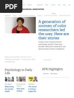 APA Divisions Overview and Links | PDF | Psychology | Clinical Psychology