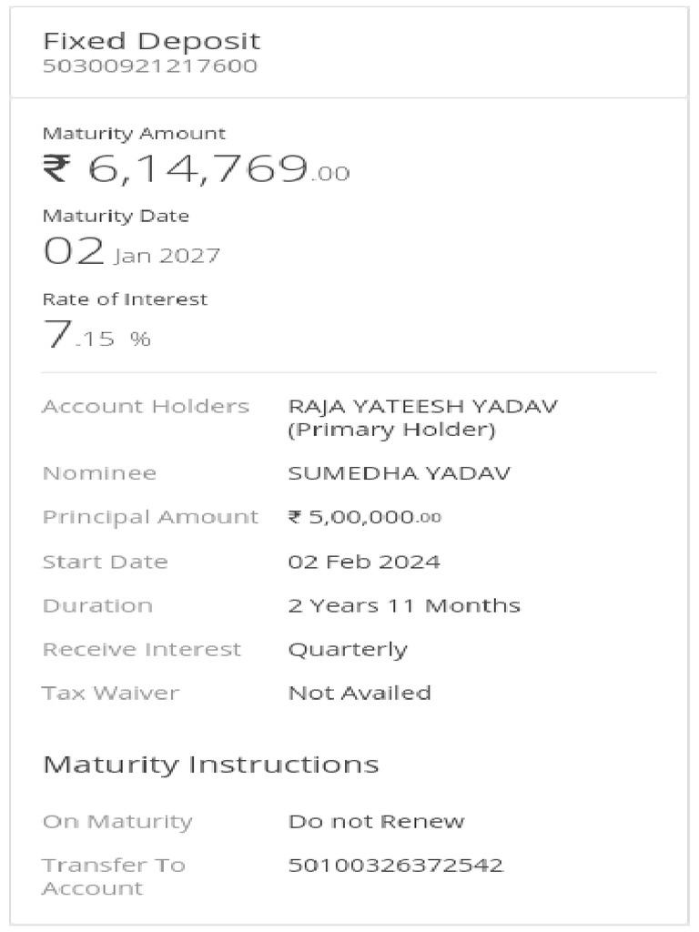 FD-Summary 02022024 | PDF