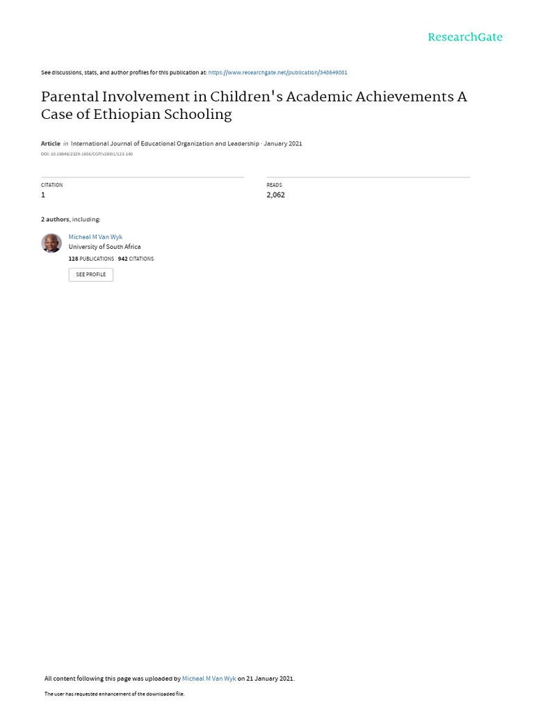 Parental Involvement in Children s Academic Achievements(4) | Download Free PDF | Academic ...
