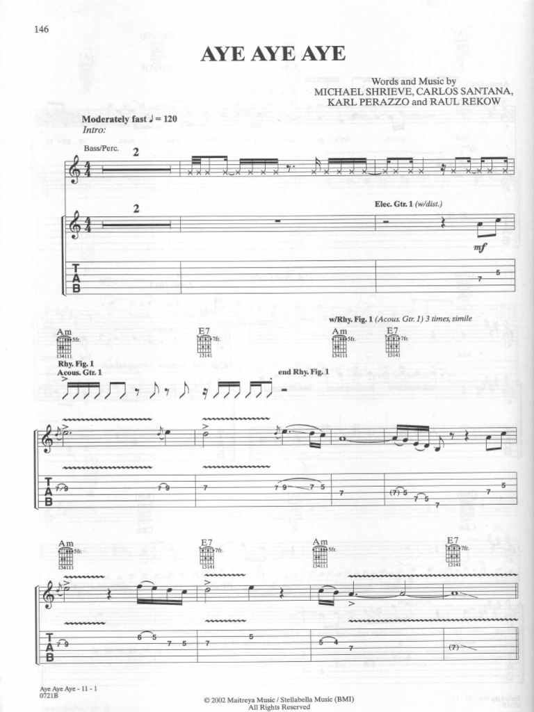 Aye Aye Aye Santana | PDF