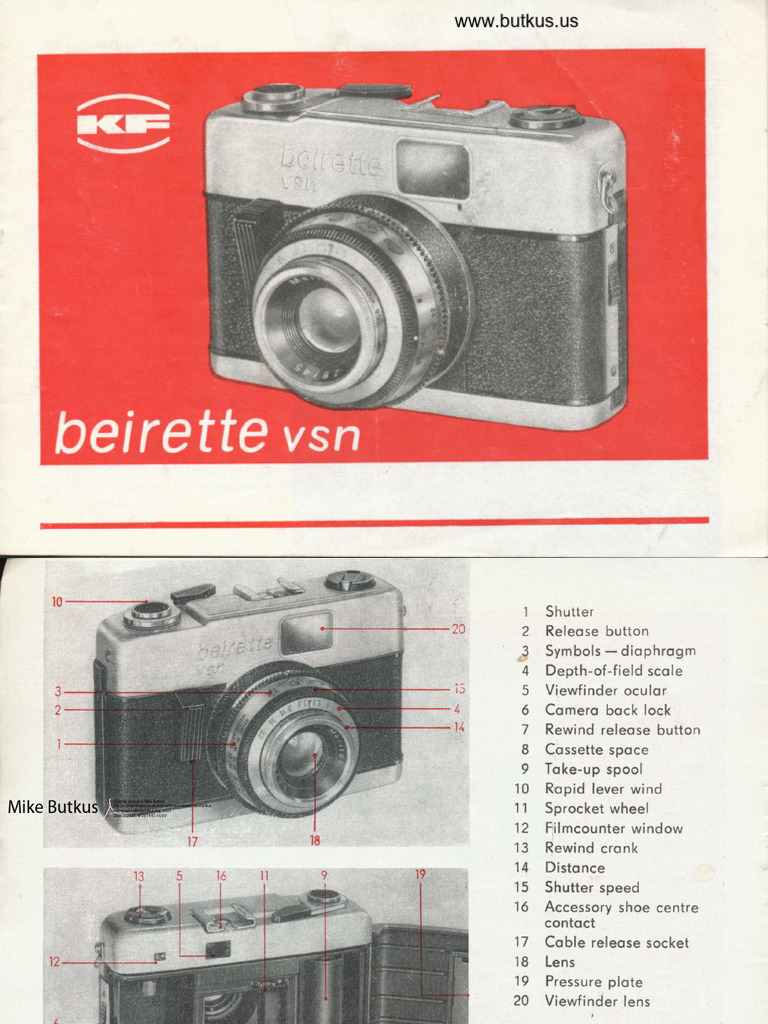 beirette_vsn | PDF | Imaging | Photography Equipment
