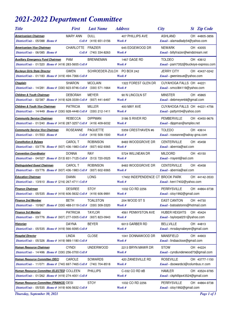 Department Committee Report | PDF