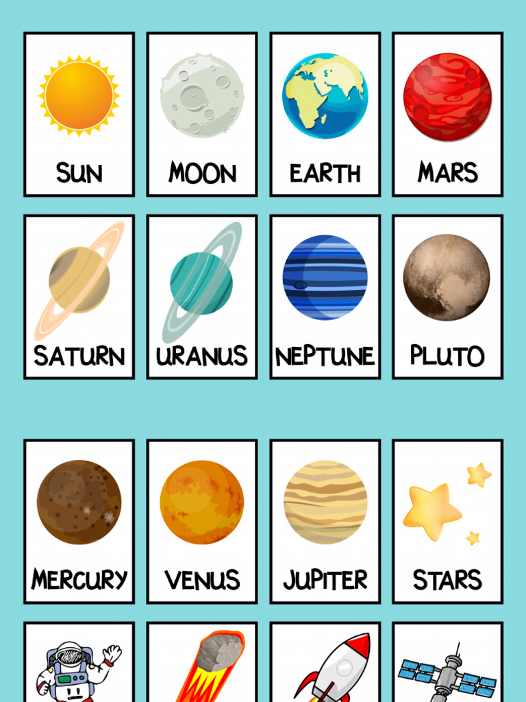 Solar-System-Flashcards | PDF