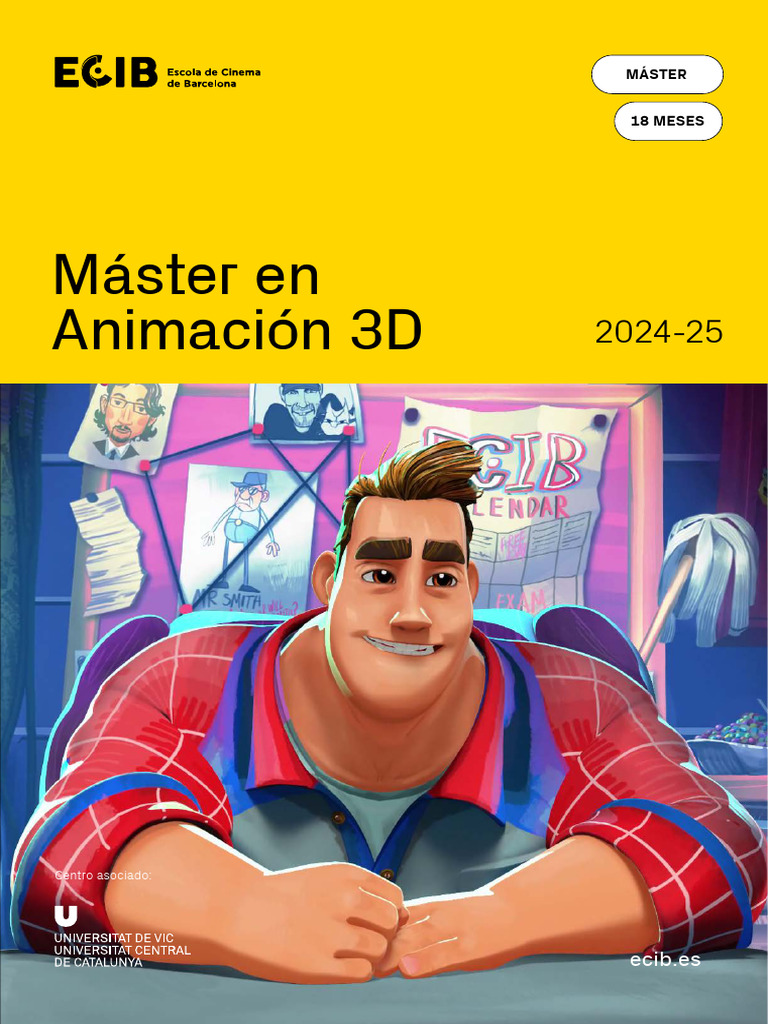 ECIB Master en Animacion 3D 24 25 | PDF | Gráficos de computadora 3 D | Animación