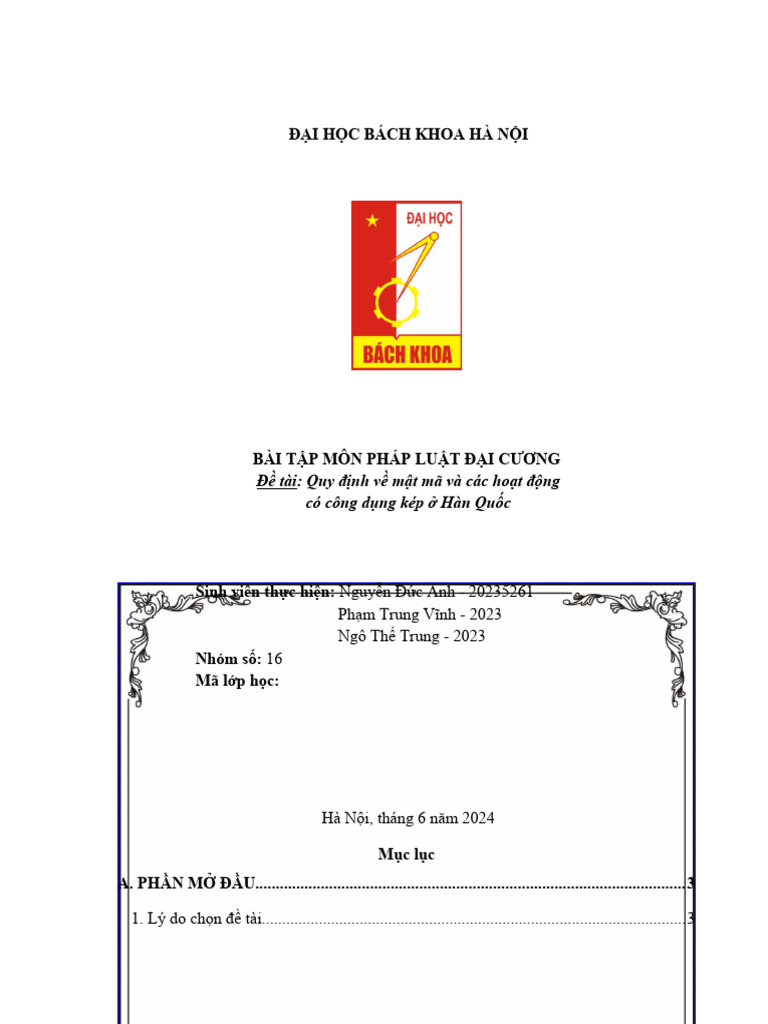 Bài tập pldc 1 | PDF