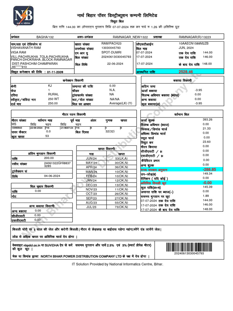 North Bihar Power Distribution Report | PDF