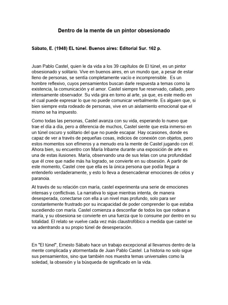 Juan Pablo Castel Reseña.... | PDF