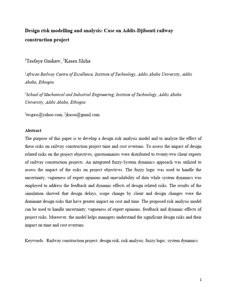 Design Risk Modelling and Analysis | PDF | Conceptual Model | Risk