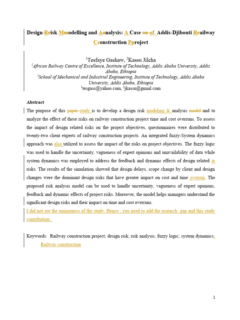 Design Risk Modelling and Analysis | PDF | Conceptual Model | Risk