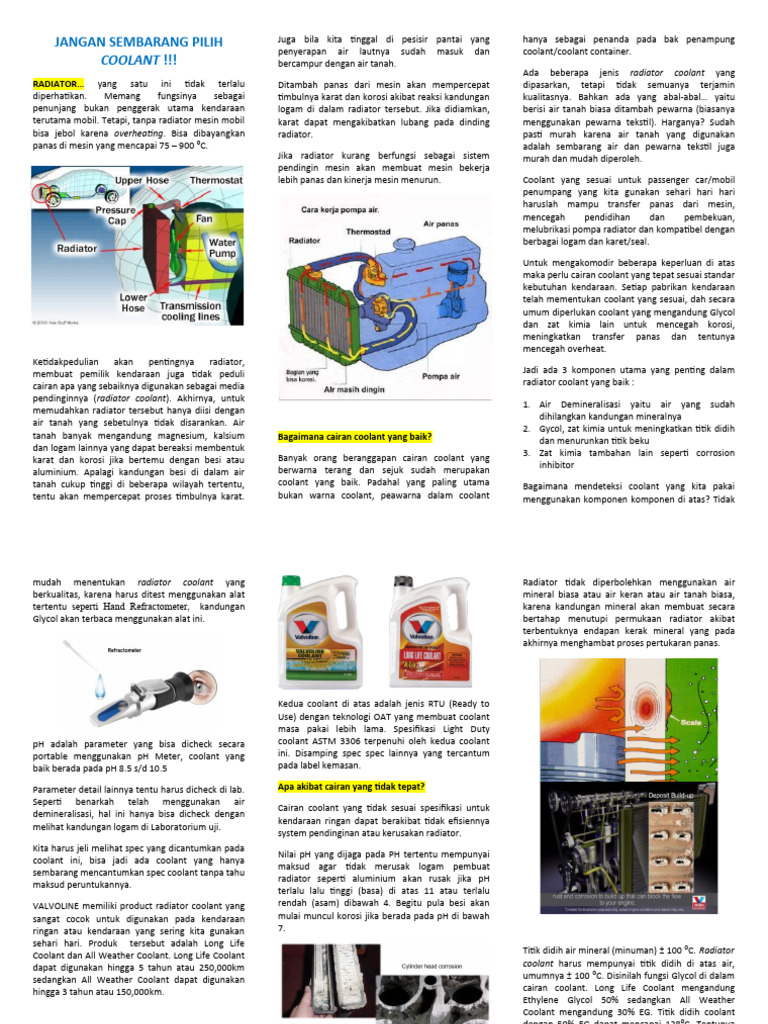 Jangan Sembarang Pilih Coolant1 | PDF