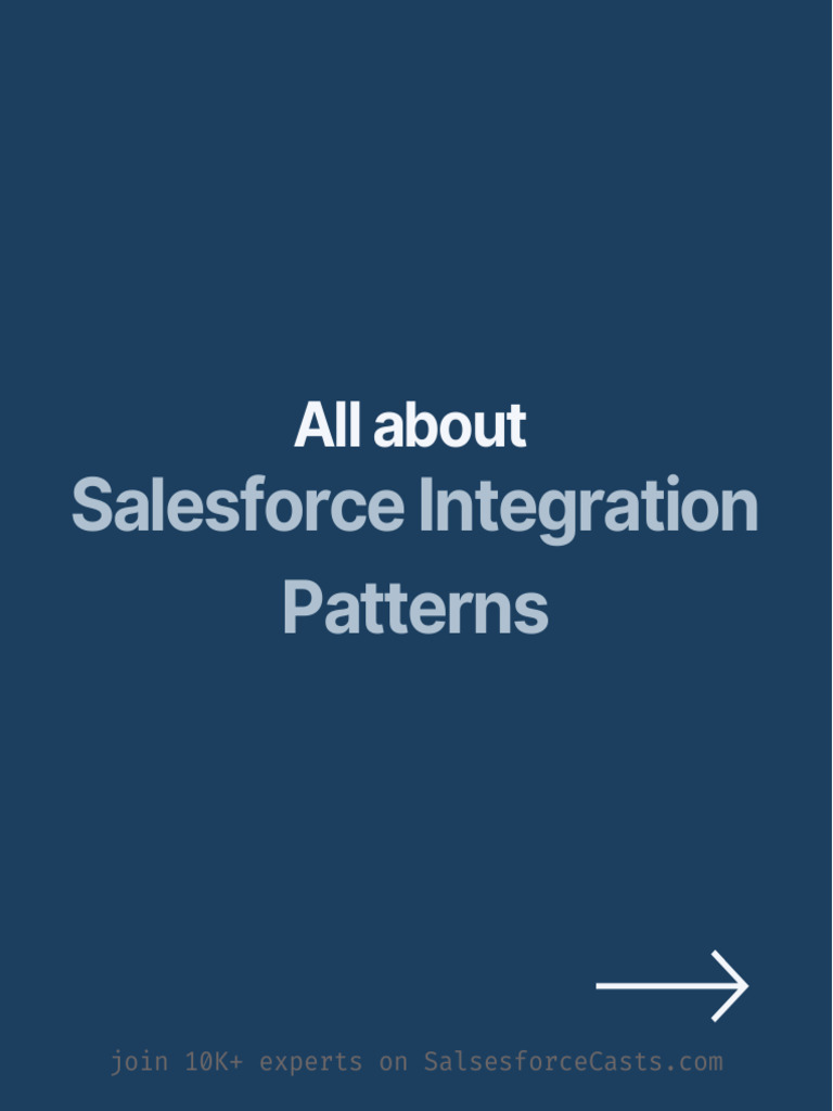 Salesforce Integration Design Patterns 1718696653 | PDF